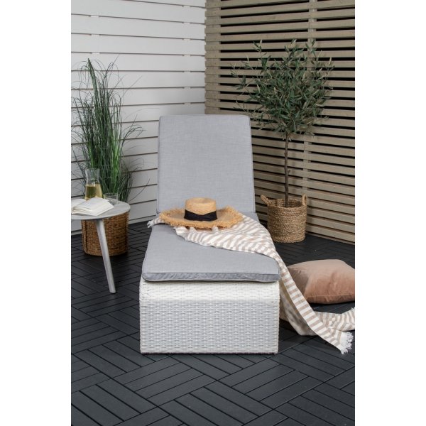 London solseng - Hvit - 4395,- - Solsenger - Trendrom.no