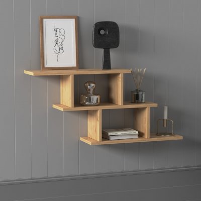 Steps vegghylle - Eik - 1495,- - Vegghyller - Trendrom.no