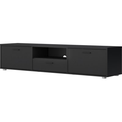 Media wide media benk med skuffer - Sort - 3195,- - TV-benker - Trendrom.no