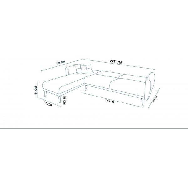 Aria sovesofa - Cream - 17995,- - Sovesofaer - Trendrom.no