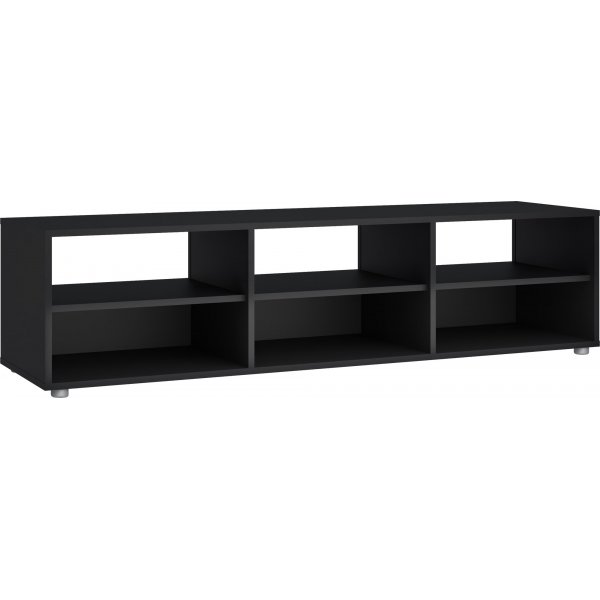 Media media benk med åpne rom - Sort - 2495,- - TV-benker - Trendrom.no