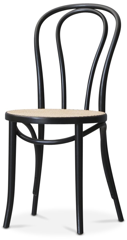 Bentwood Stol Gustav V klassiker - Svart med Rottingsete - 4590 NOK ...