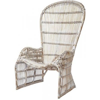 Riviera lenestol - Hvit rotting - 5395,- - Lenestoler i kunstrotting ...