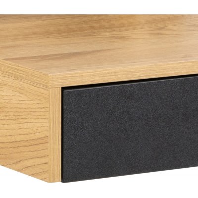 Reece skrivebord | datamaskinbord - eik/svart (100 cm) - 2795 ...